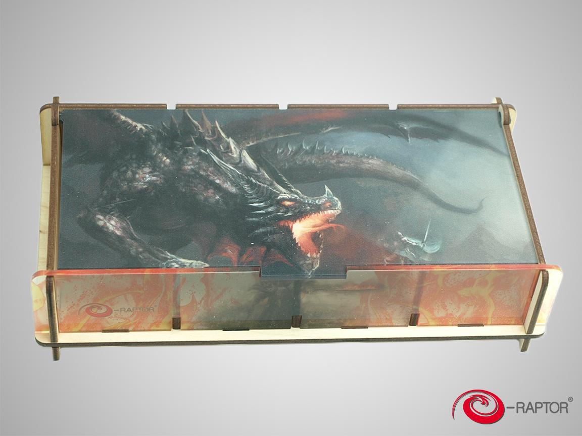 e-Raptor Token Box L - Knight Fighting Dragon