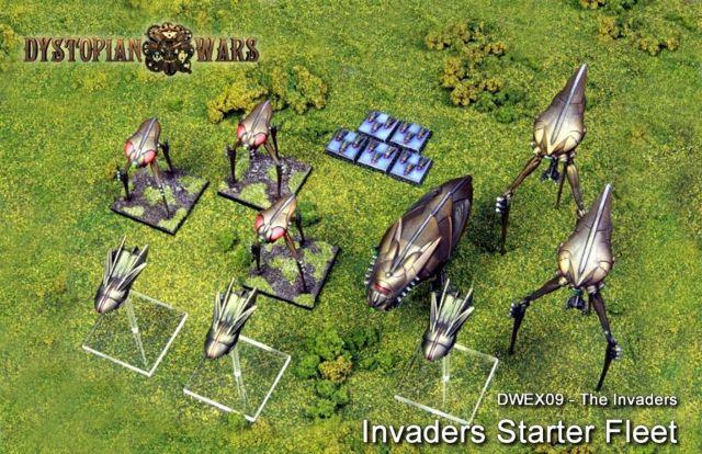 Dystopian Wars Invaders Starter Fleet - Gaming