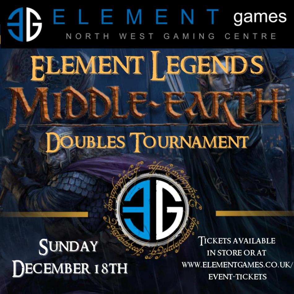 Element Legends - MESBG Doubles Sun 18th Dec One Day Tournament