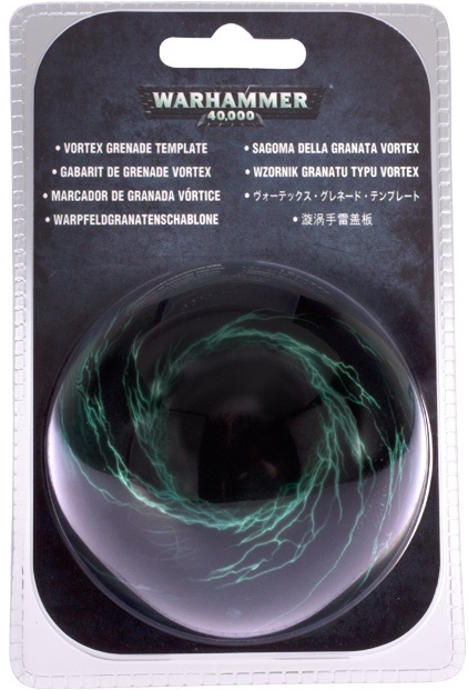 Vortex Grenade Template - Warhammer 40k New Releases July 2013